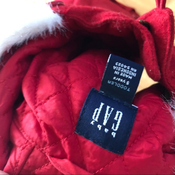 GAP | Jackets & Coats | Girls Gap Red Winter Red Toggle Coat 5 | Poshmark